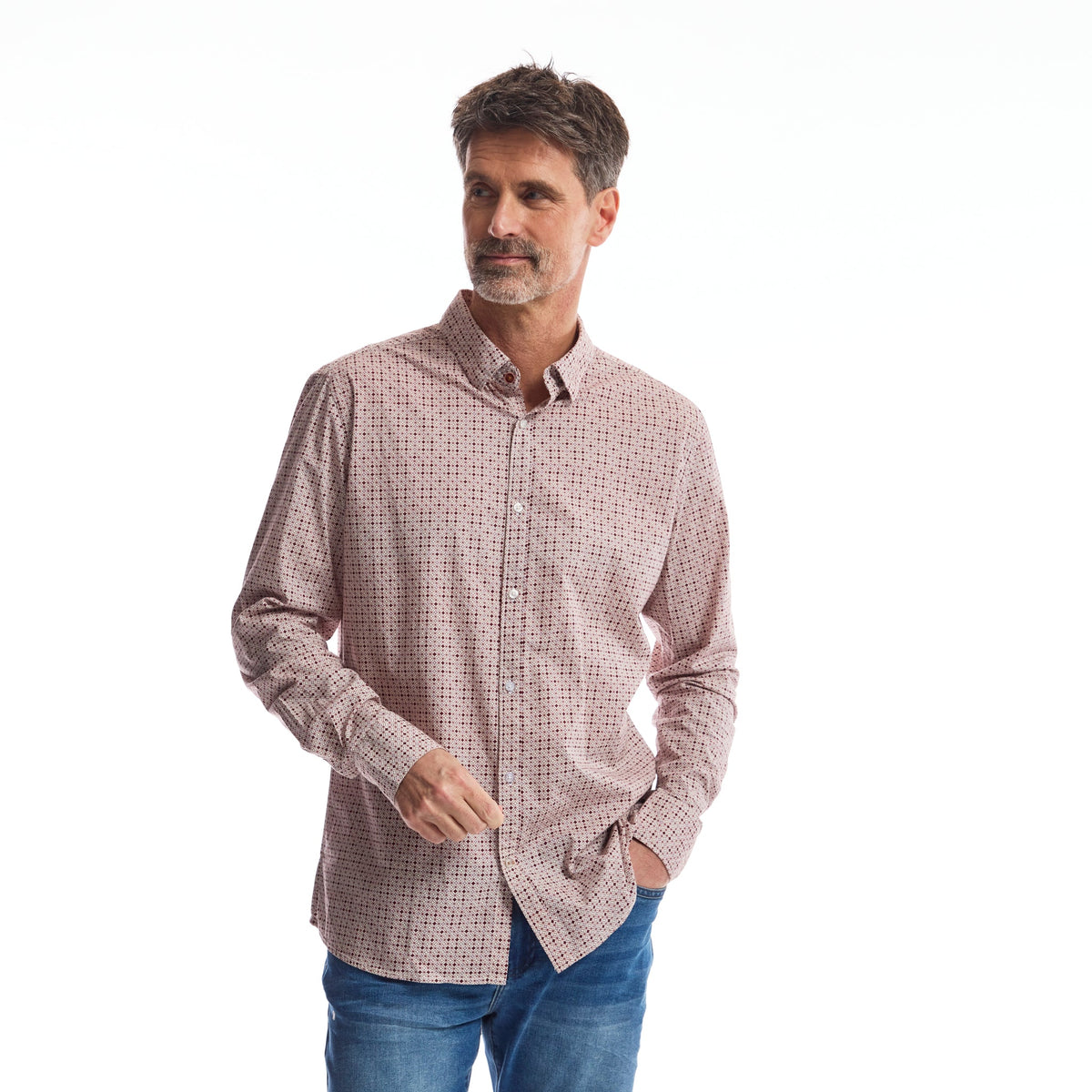 Men Shirt Graphic Longsleeve | Thistle – Twinlife